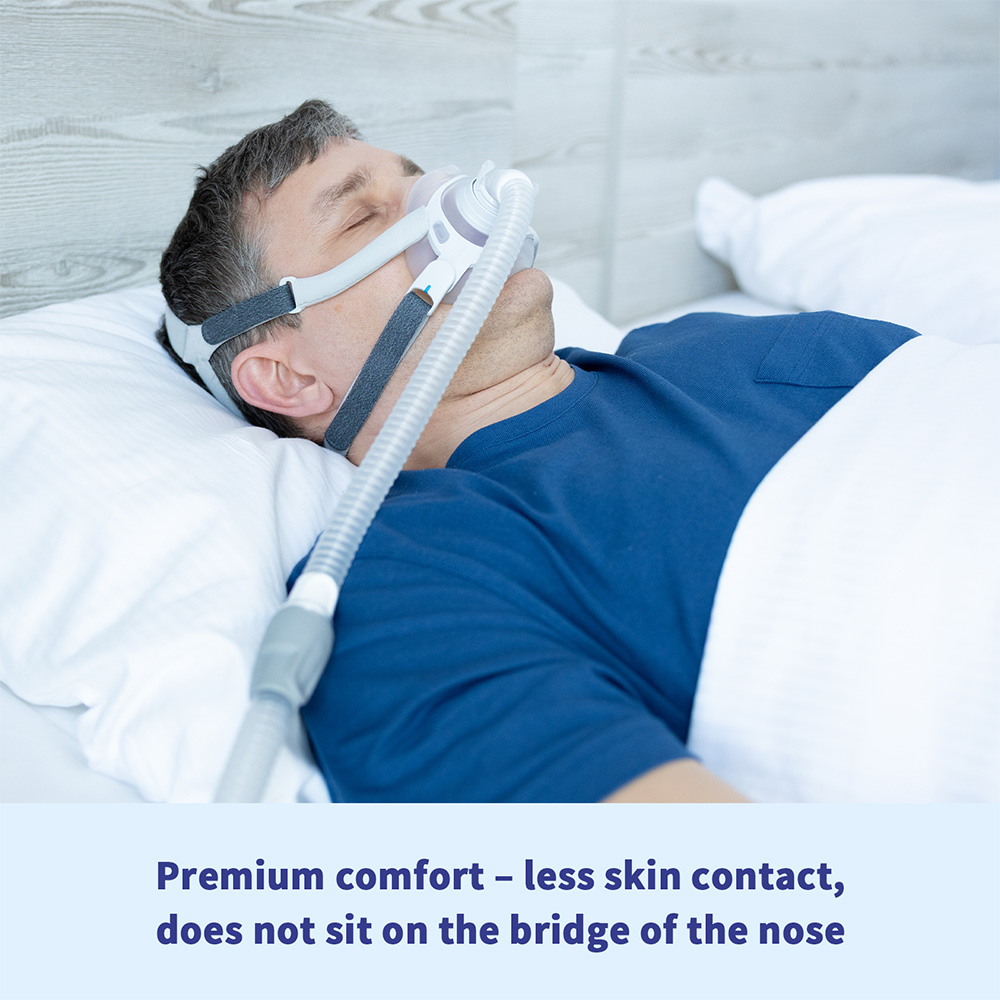 ResMed AirFit F40: Quiet, lightweight Full Face CPAP Mask