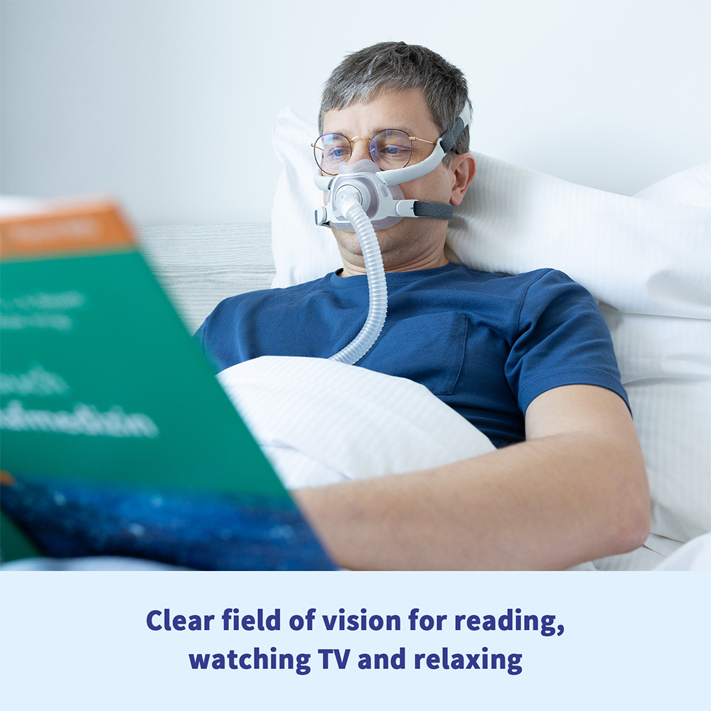 ResMed AirFit F40: Quiet, lightweight Full Face CPAP Mask