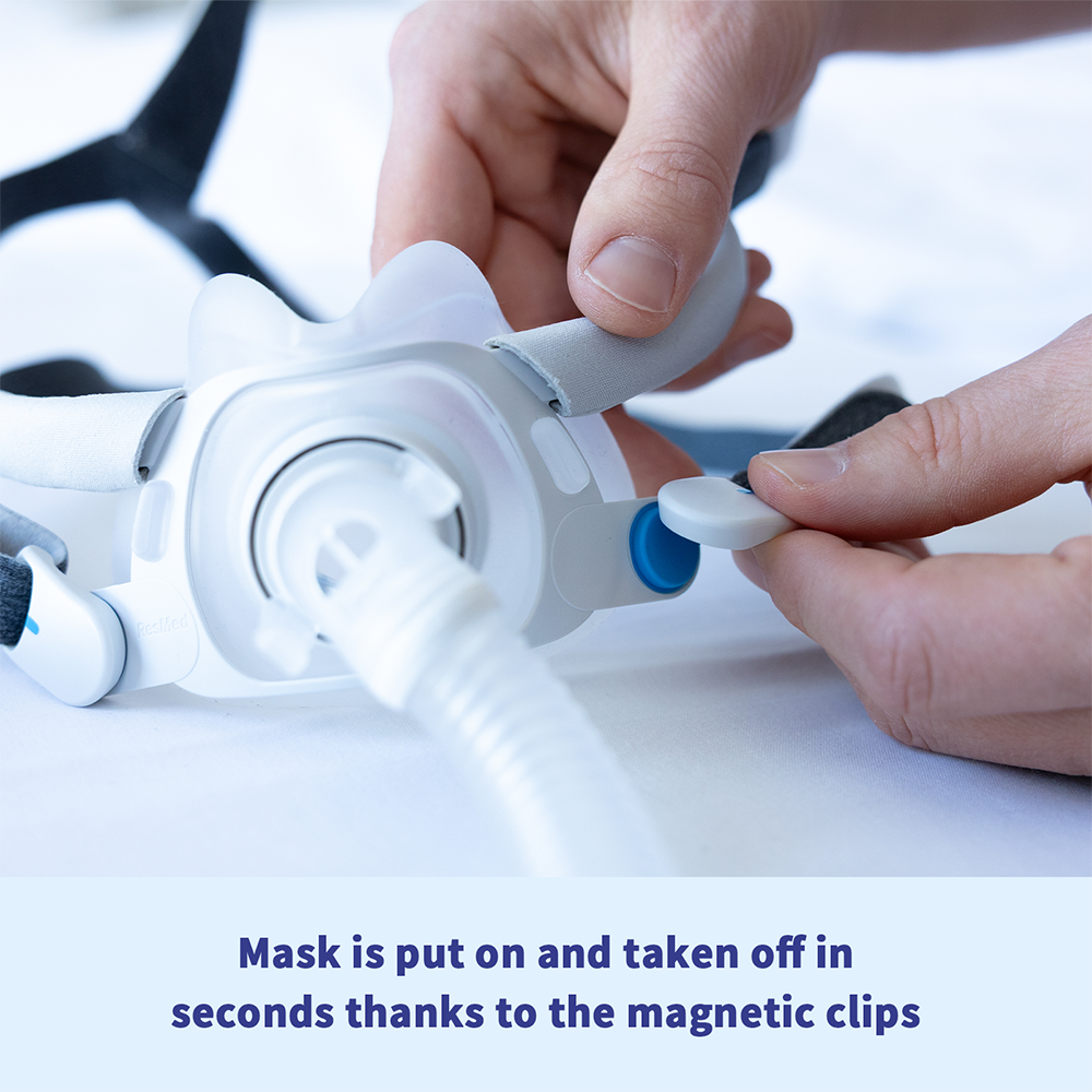 ResMed AirFit F40: Quiet, lightweight Full Face CPAP Mask